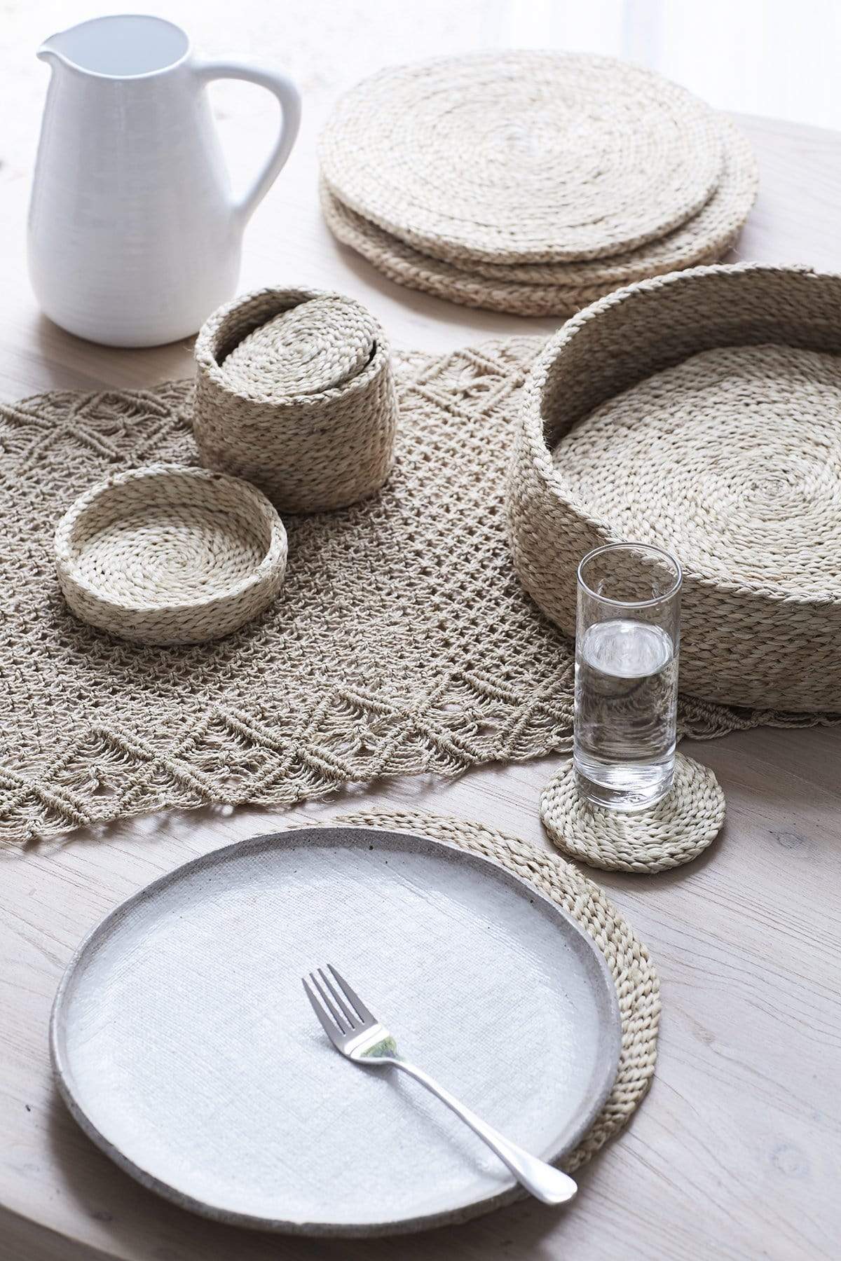 Jute Tableware - The Dharma Door